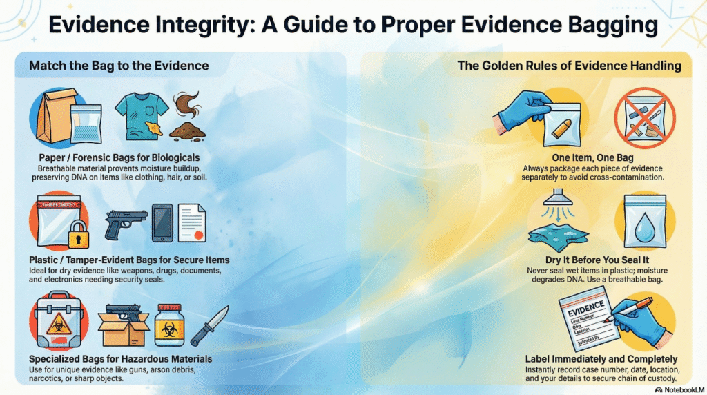 A Guide to Police Evidence Bag Types and Best Practices | iSell Packaging